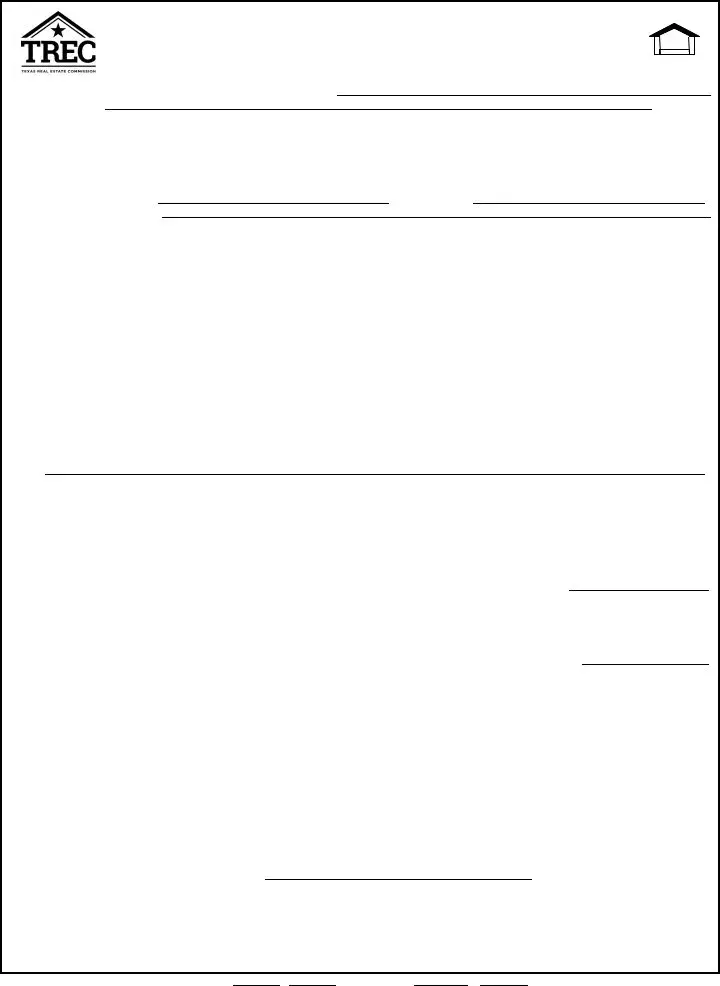 Free TREC One to four family residential contract Template – Legal Forms